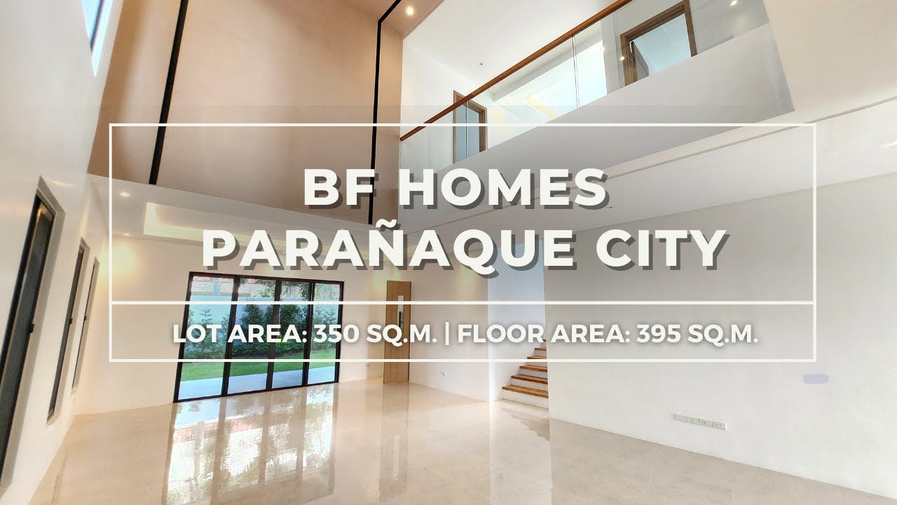 Beautiful 5 Bedrooms Brand New House in BF HOMES, Parañaque City - YouTube