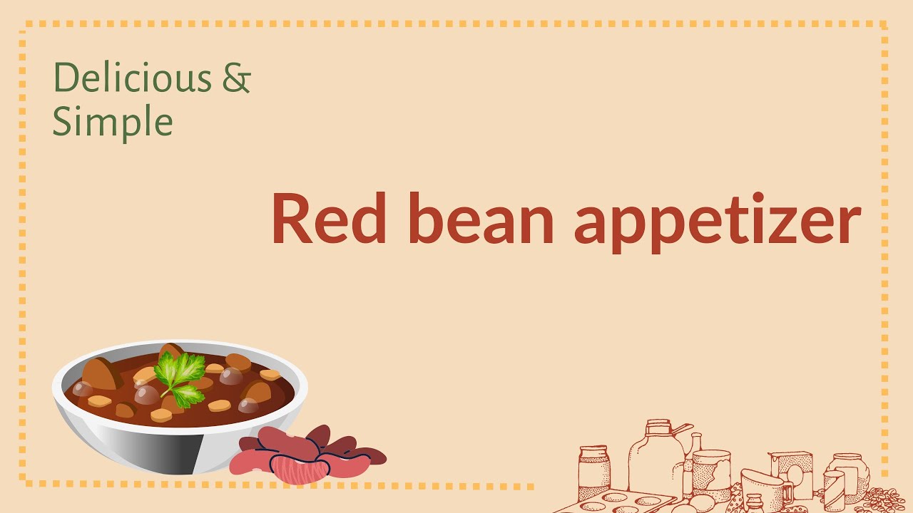 Red bean appetizer /Georgian cuisine / Delicious & simple - YouTube