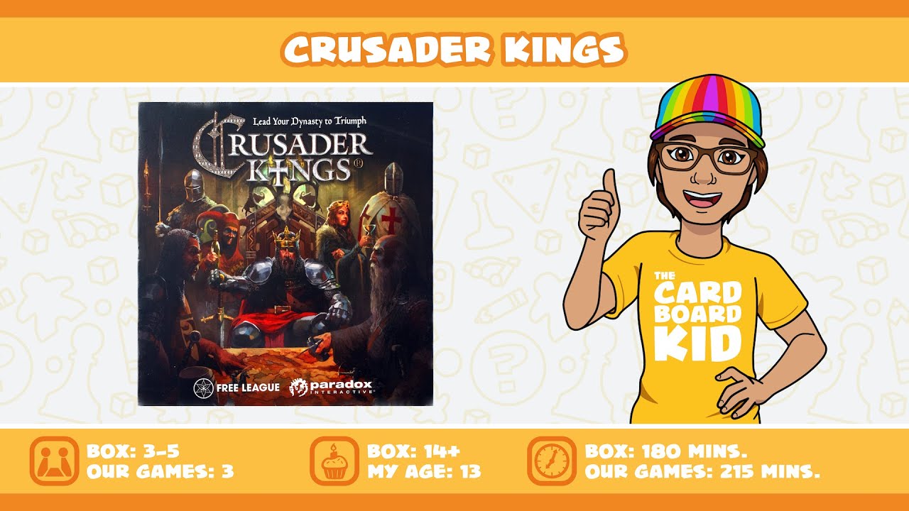 The Cardboard Kid - 359: Crusader Kings - YouTube