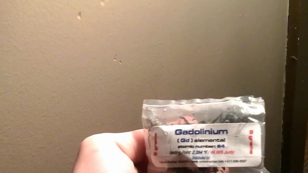 Gadolinium (Gd) ~ A Rare Earth Metal with Awesome magnetic properties ...