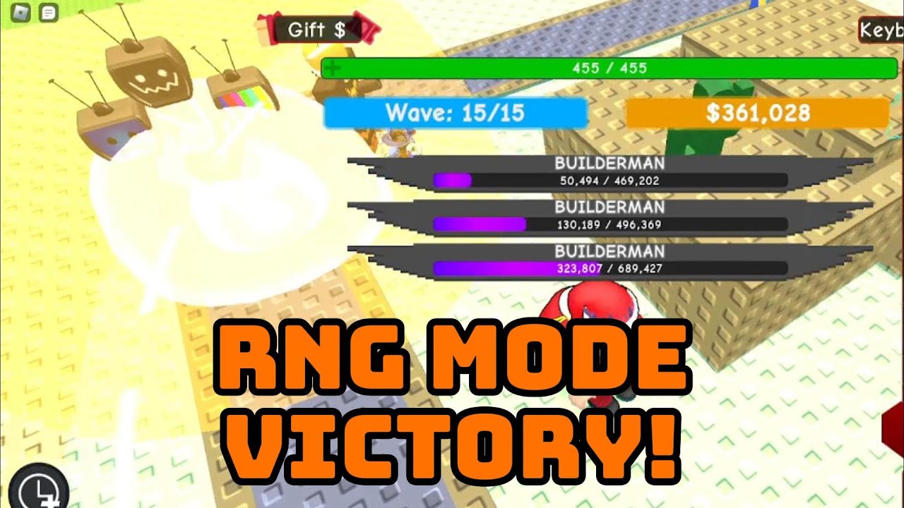 RNG Mode/Brick Defense/Roblox. - YouTube