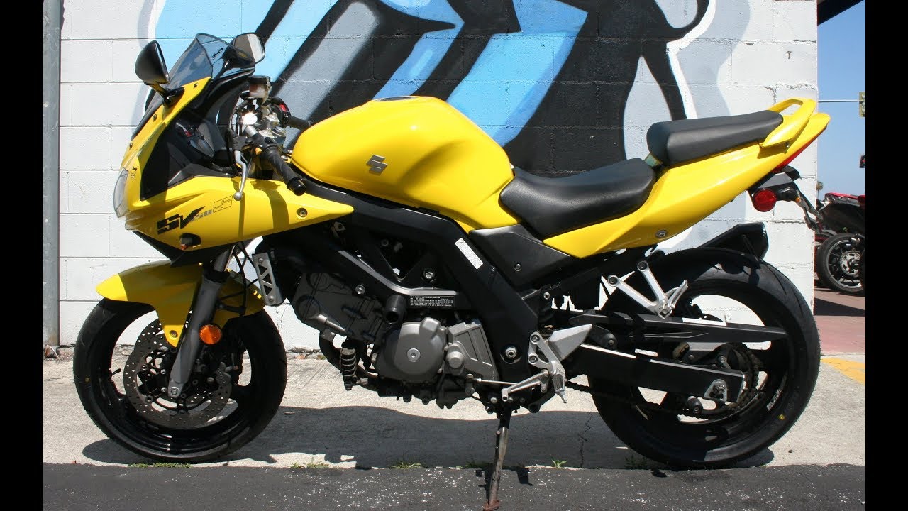 2005 Suzuki SV650S ...Sounds great w M4 exhaust! - YouTube