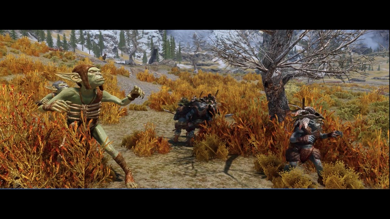 Skyrim Goblin & Riekling Animations - YouTube