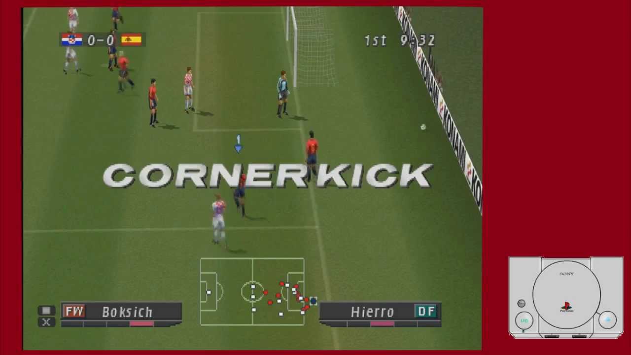 ISS Pro Evolution (Sony Playstation, PS1) - PS1 - YouTube