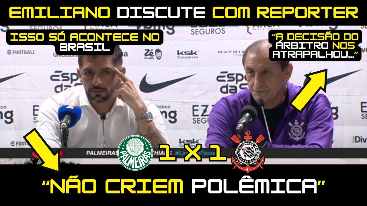 ENTREVISTA DE EMILIANO E RAMÓN APÓS EMPATE CONTRA PALMEIRAS ...