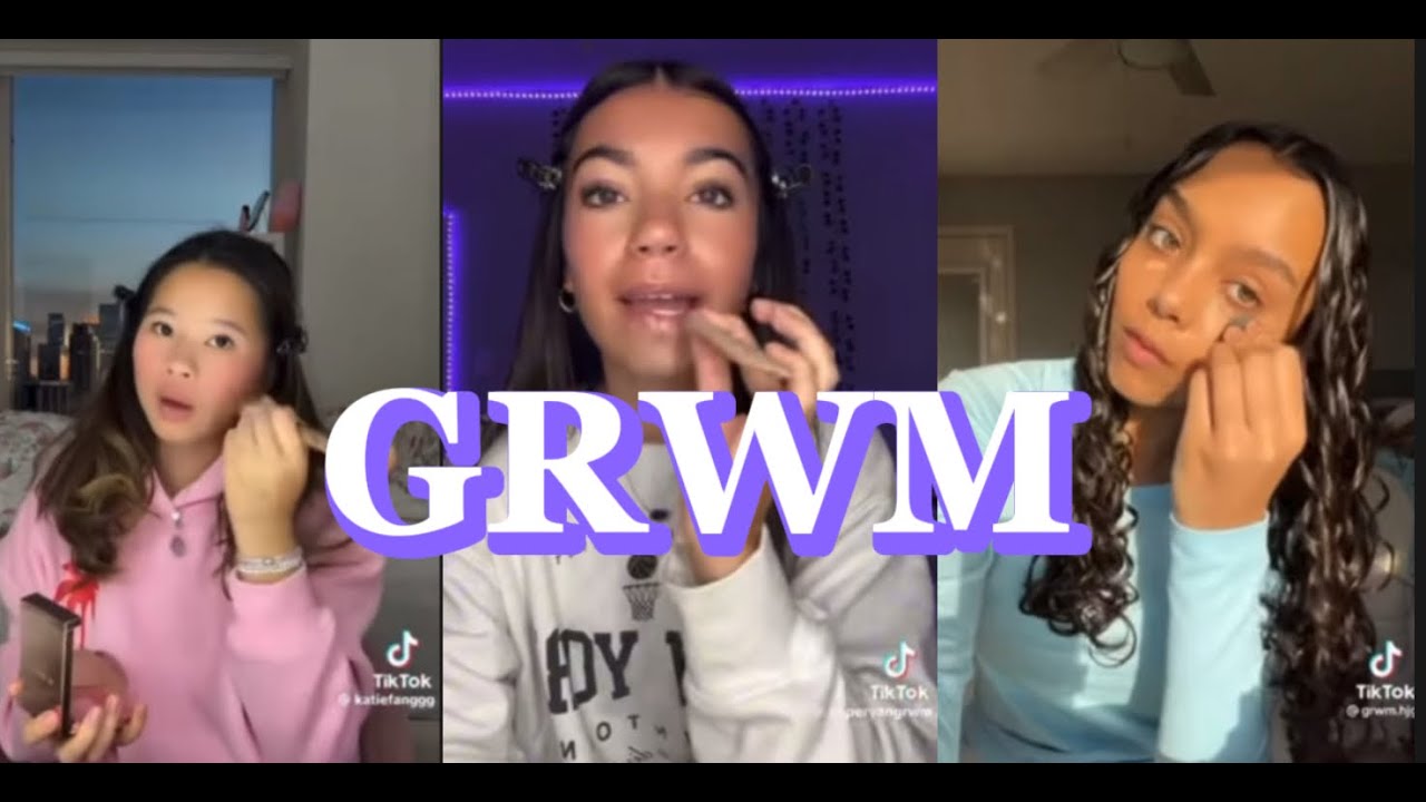 GRWM TIKTOK COMPILATION 🌅 - YouTube