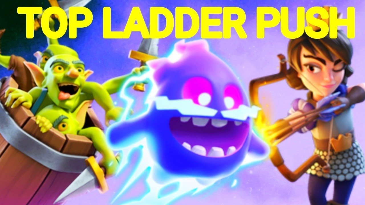 TOP LADDER PUSH WITH BEST LOG BAIT DECK - YouTube