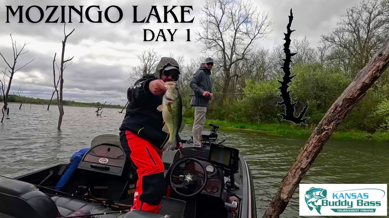 Mozingo Lake | Day 1| Kansas Buddy Bass 2025 - YouTube