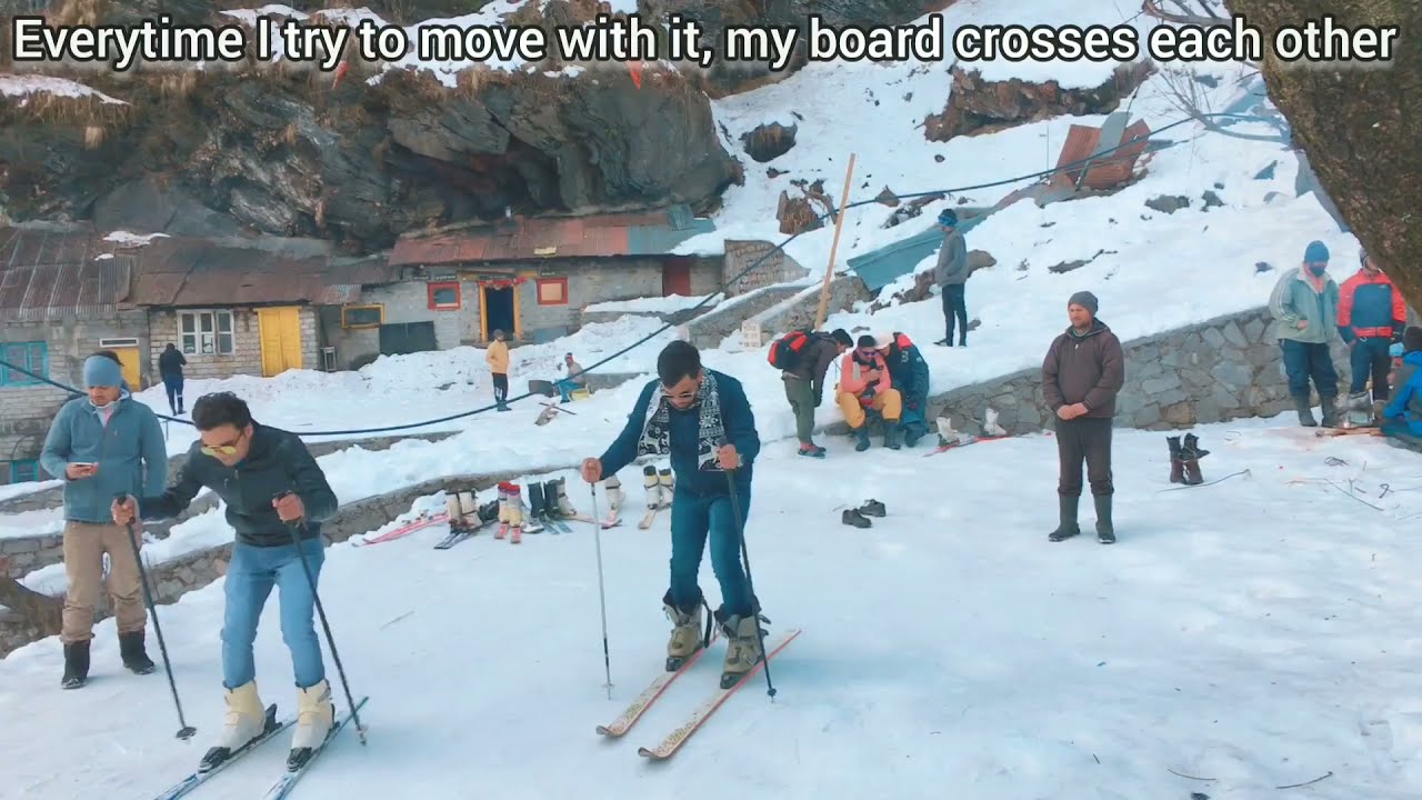 Skiing at Shillong Valley, Manali | India | North India | Himachal ...