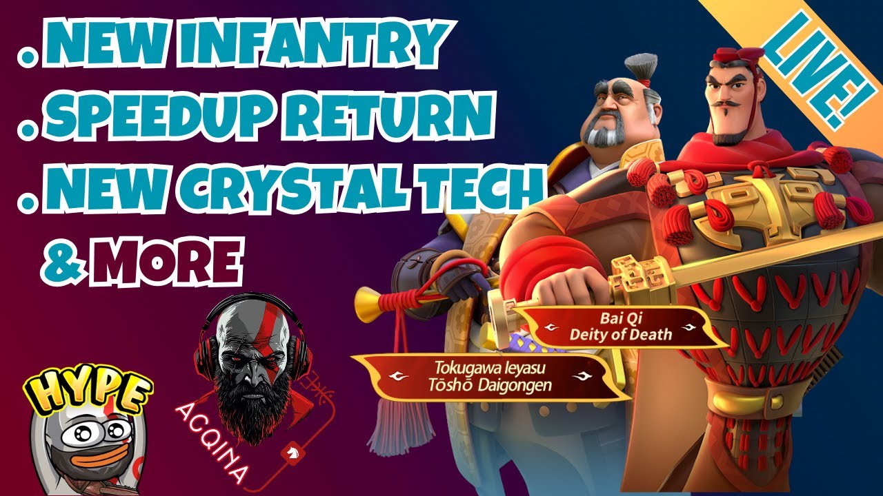 Lets Talk About The New Infantry, Crystal Tech Updates & More! Rise of ...