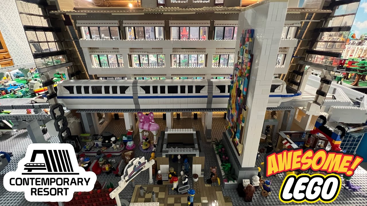 LEGO DISNEY’S CONTEMPORARY RESORT - YouTube