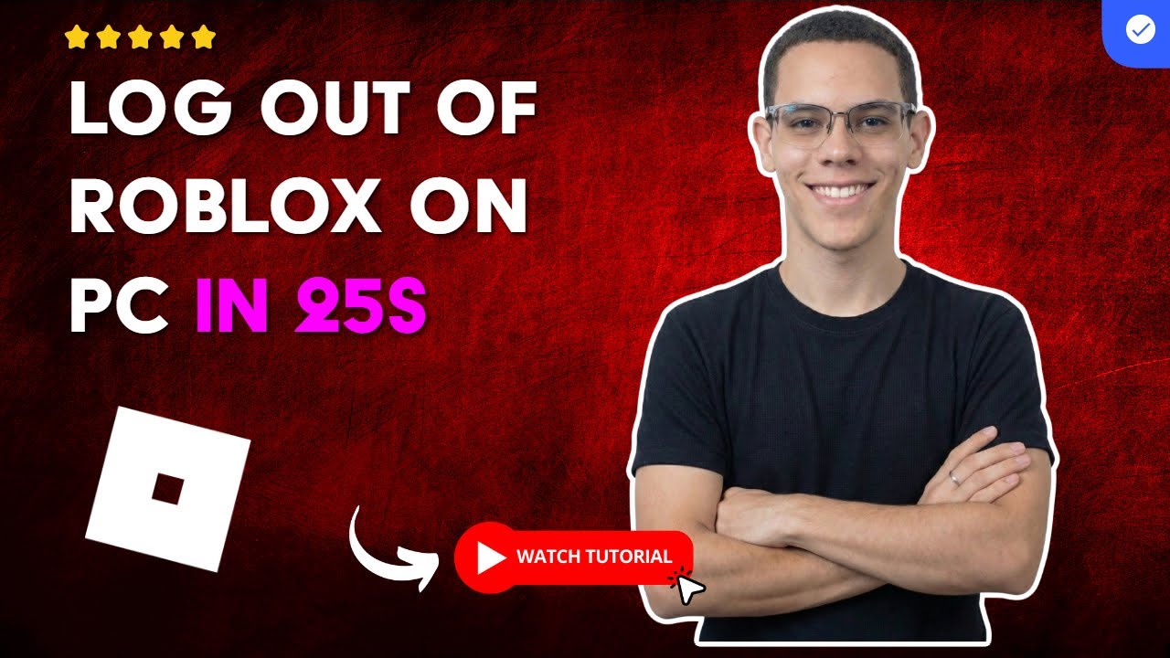 How to LOG OUT of ROBLOX from PC in 25 S - YouTube