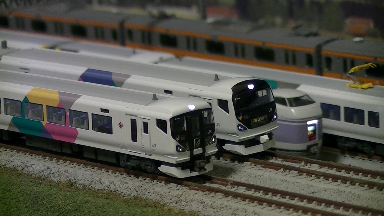 E257系 あずさ・かいじ KATO Nゲージ DCC AZUSA, KAIJI N scale - YouTube