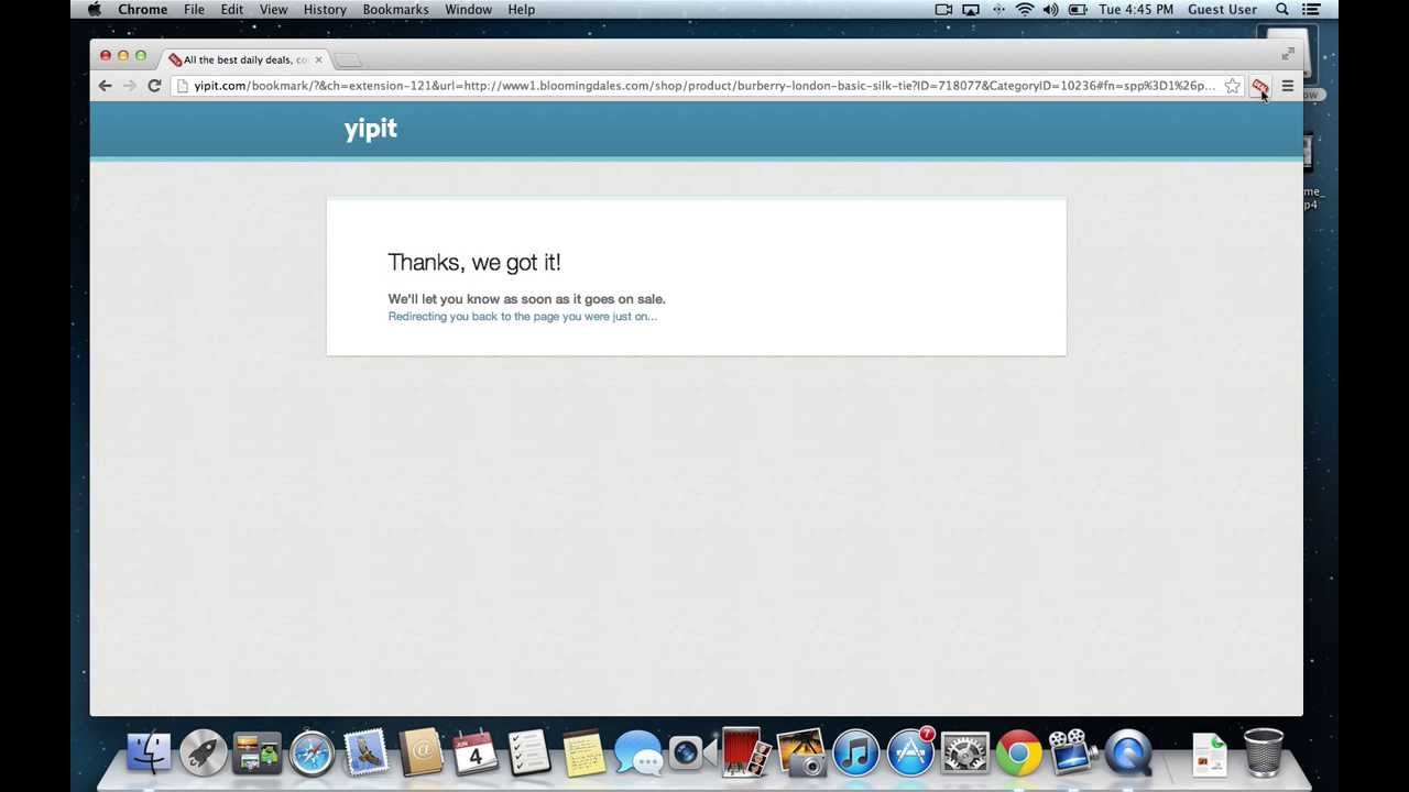 How to Use the Yipit Chrome Extension - YouTube