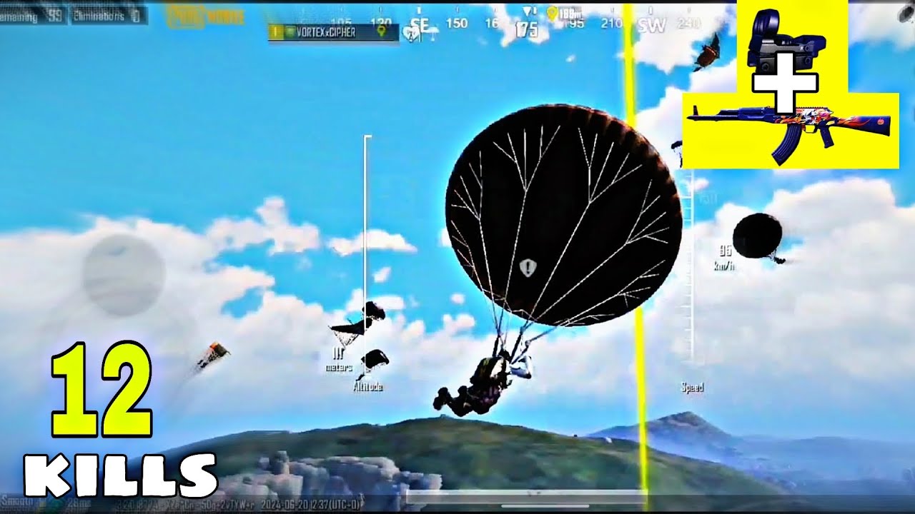 Full rush gameplay | 12 kills | PUBG mobile | Vortex Cipher Gaming - YouTube