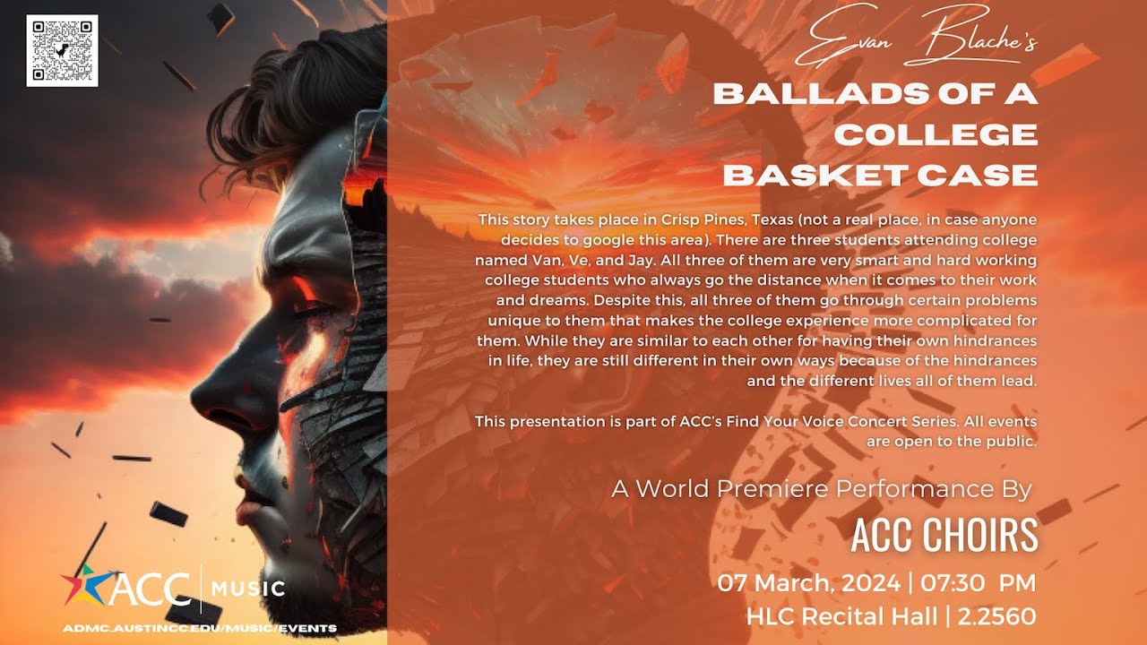 ACC Music- Evan Blaché’s Ballads of a College Basket Case - YouTube