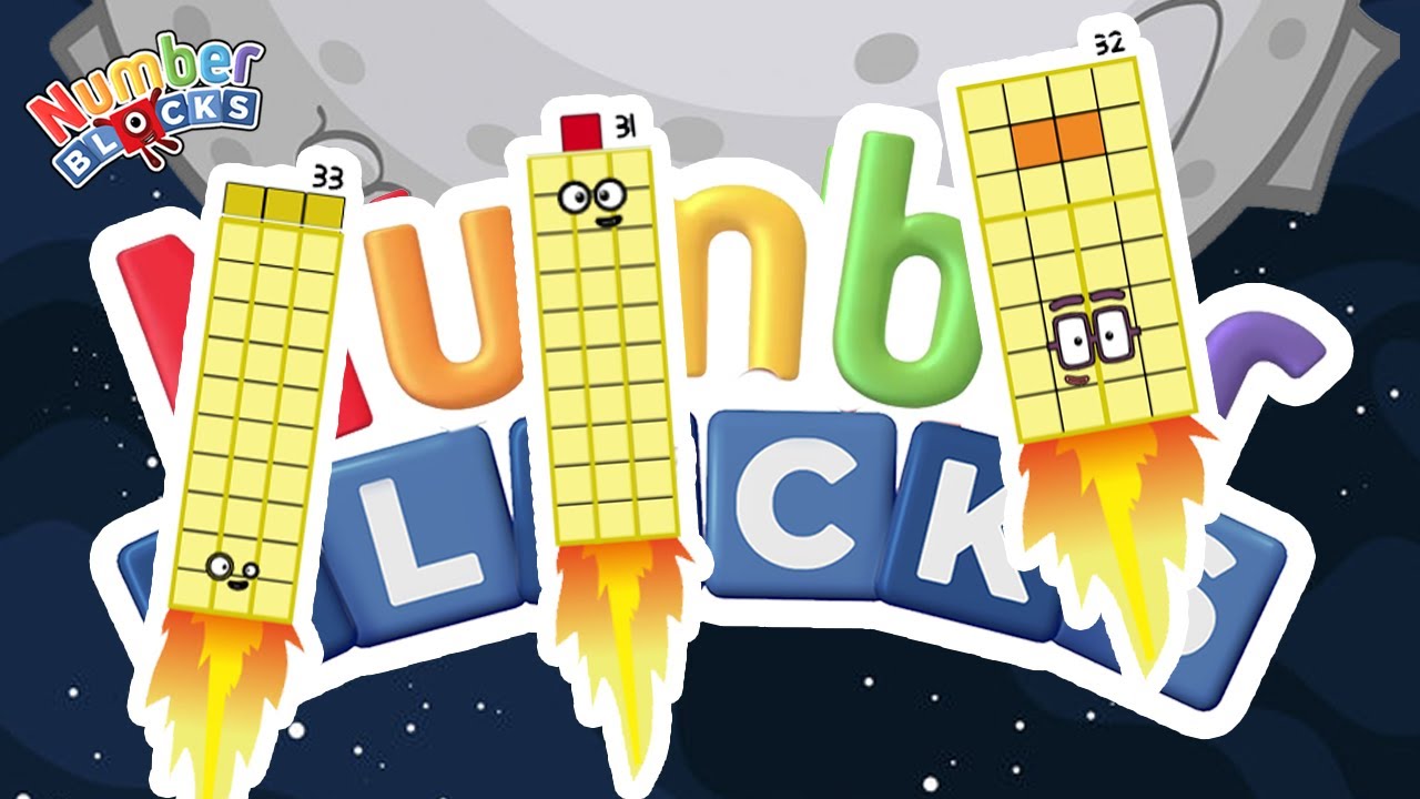 Numberblocks Intro Song Only But Rocket To The Moon 31 To 40 - YouTube