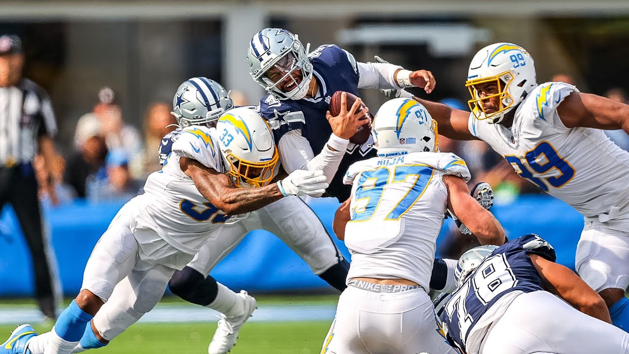 NFL Highlights: Chargers Top Defensive Plays Against Cowboys | LA ...