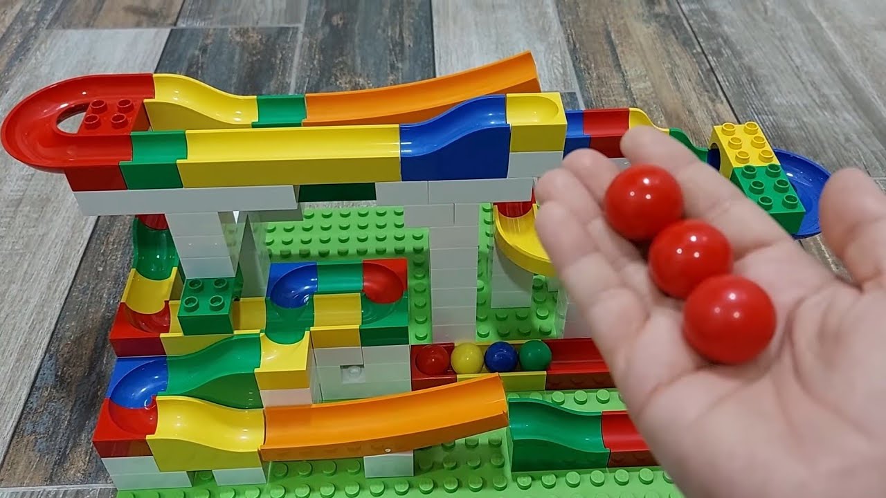 Marble run asmr I Enjoy a variety of game races for colored marble run ...