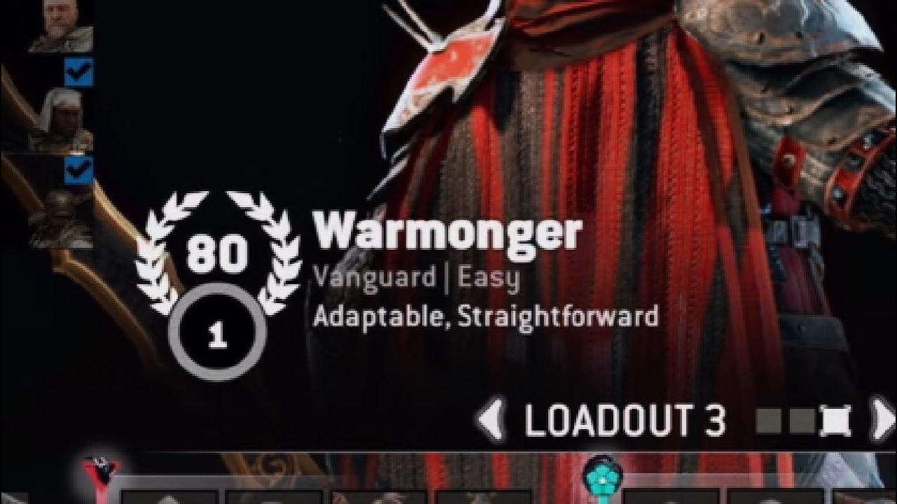 For Honor Rep 80 Warmonger Gameplay - YouTube