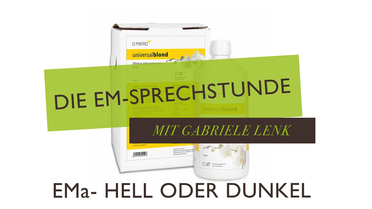 EM-a hell oder dunkel, Anwendungen - YouTube