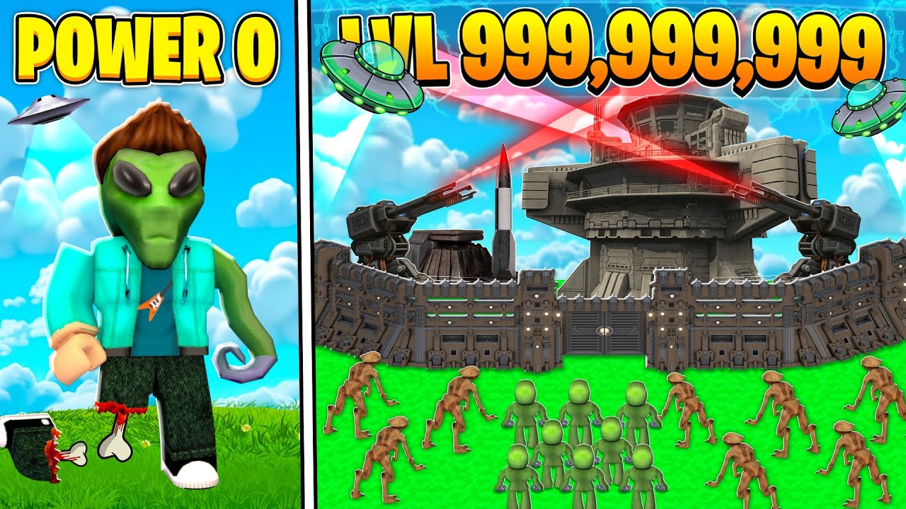 ALIEN INVASION DEFENSE BASE TYCOON ROBLOX!! - YouTube