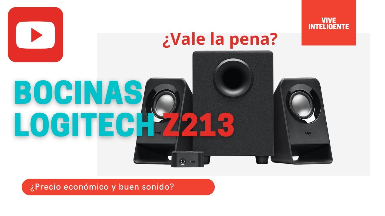 LOGITECH Z213: ¿Las mejores bocinas para tu PC? - YouTube