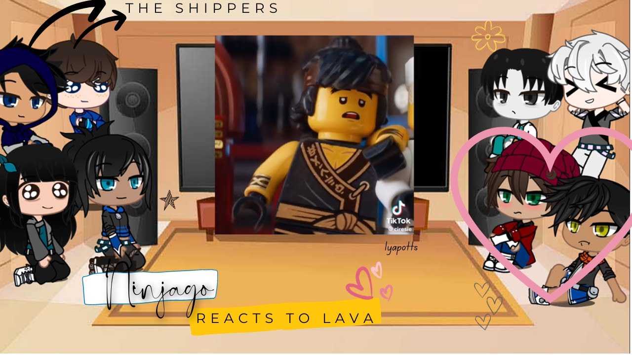 NINJAGO reacts to Lava (Kai x Cole) !!! - YouTube