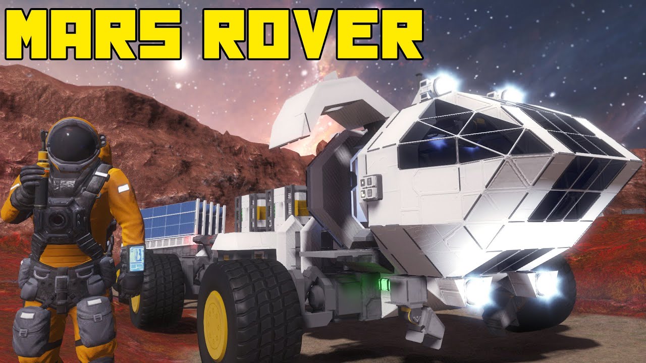 Space Engineers: Mars Rover!!! "The Martian" Movie, the Red Planet ...