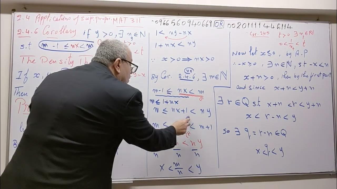 mat311, Real Analysis,2.4Cor2.4.6 and Cor2.4.9 - YouTube