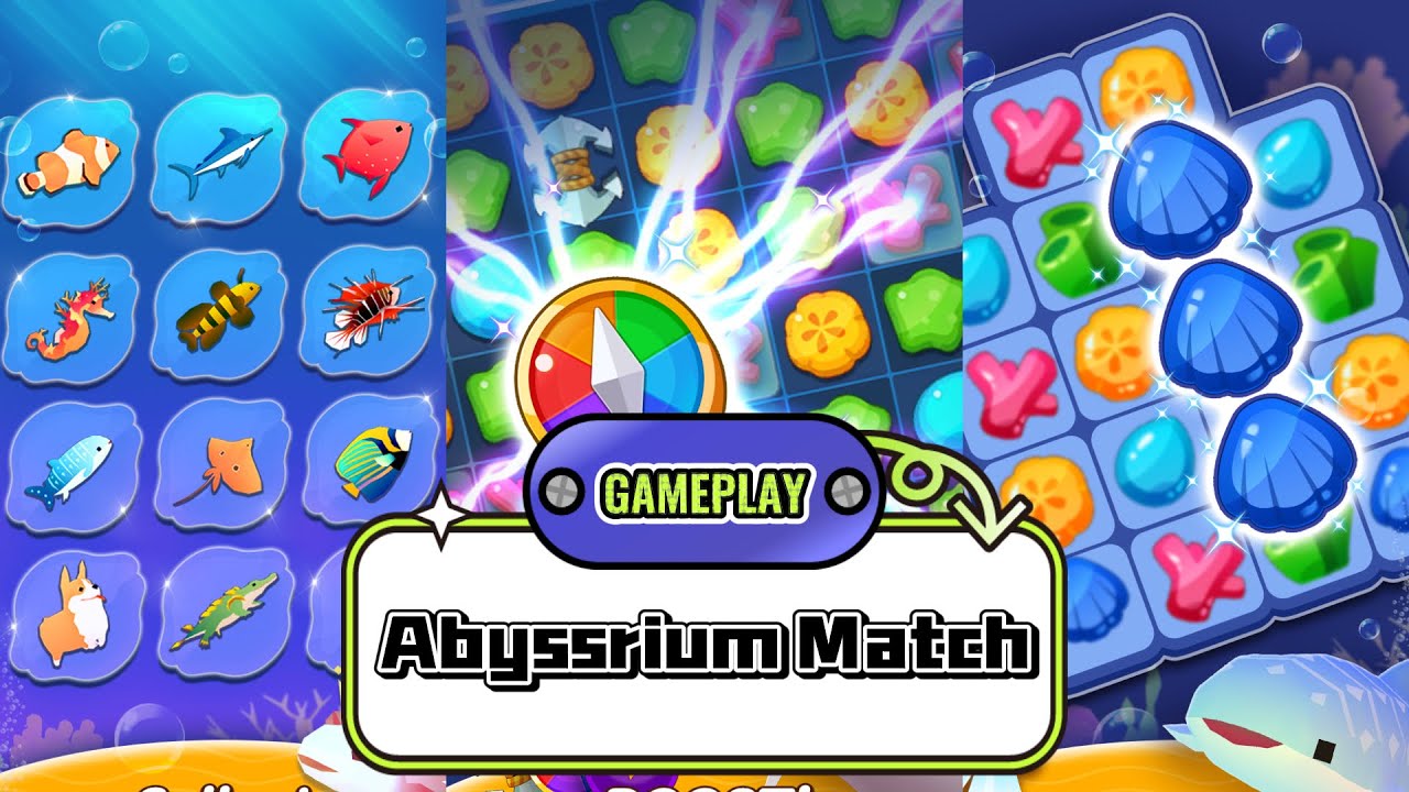 Abyssrium Match Gameplay for Beginners! Match 3 games (Android & iOS ...