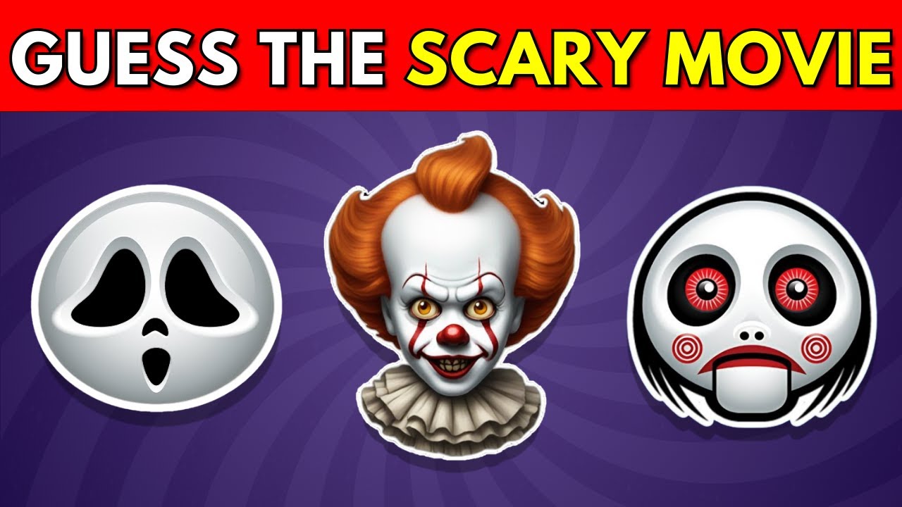 Guess the Scary Movies by the Emojis 🤡😓 | Horror Movie Emoji Quiz - YouTube