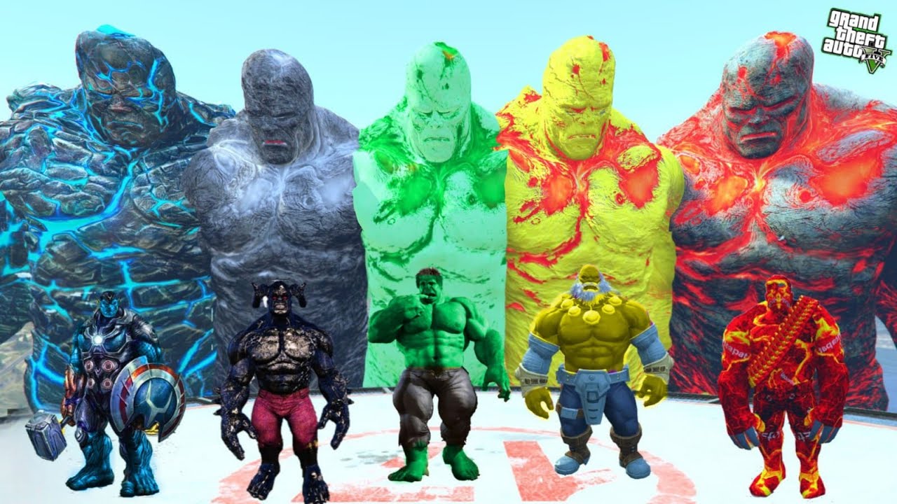 GTA 5 SHINCHAN AND FRANKLIN UPGRADE LAVA GOD HULK IN GTA 5 - YouTube