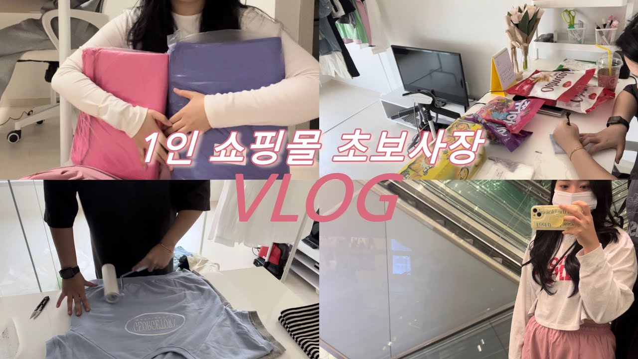 Vlog 1인 쇼핑몰 초보사장 브이로그 동대문 사입 포장asmr 광고사기 물리친 썰 에이블리 스마트스토어