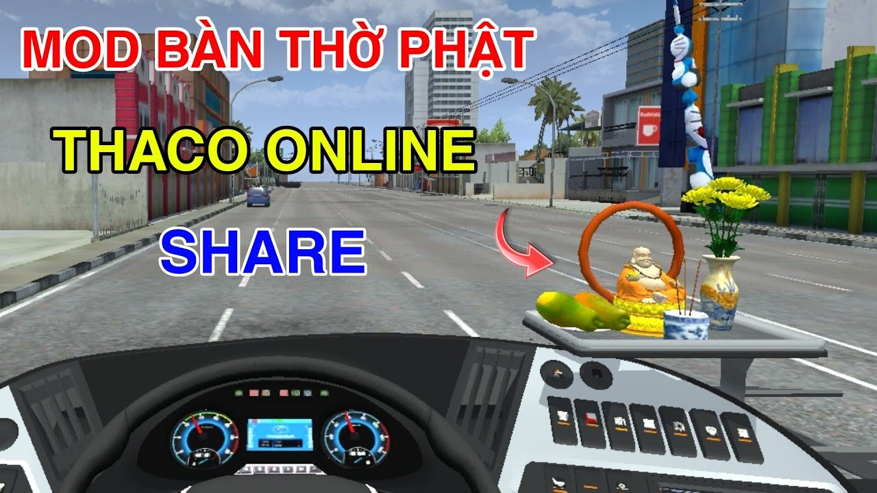 Share Mod Bàn Thờ Phật Thaco Online BUSSID V4.0.4 - YouTube