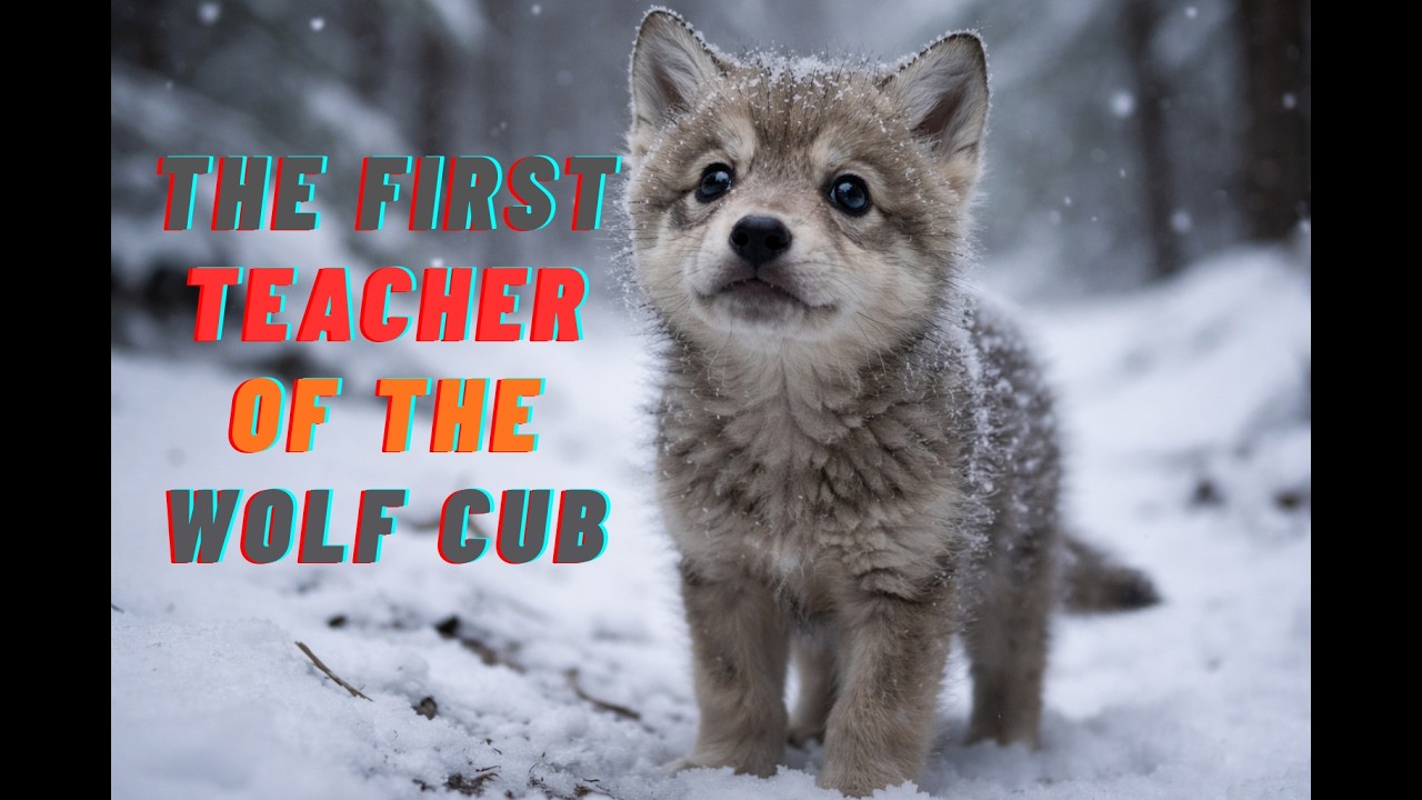 The first teacher of a wolf cub|wolf cub - YouTube
