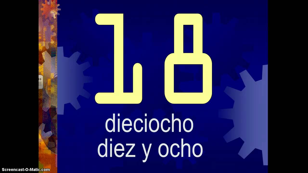Los Numeros 0-31 - YouTube