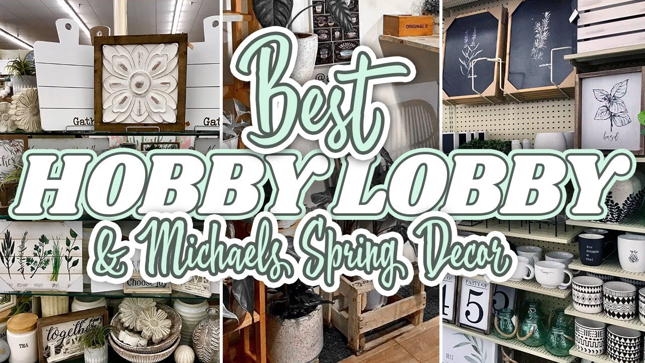 **NEW** HOBBY LOBBY & MICHAEL'S SPRING DECOR II Michaels SPRING FINDS I ...