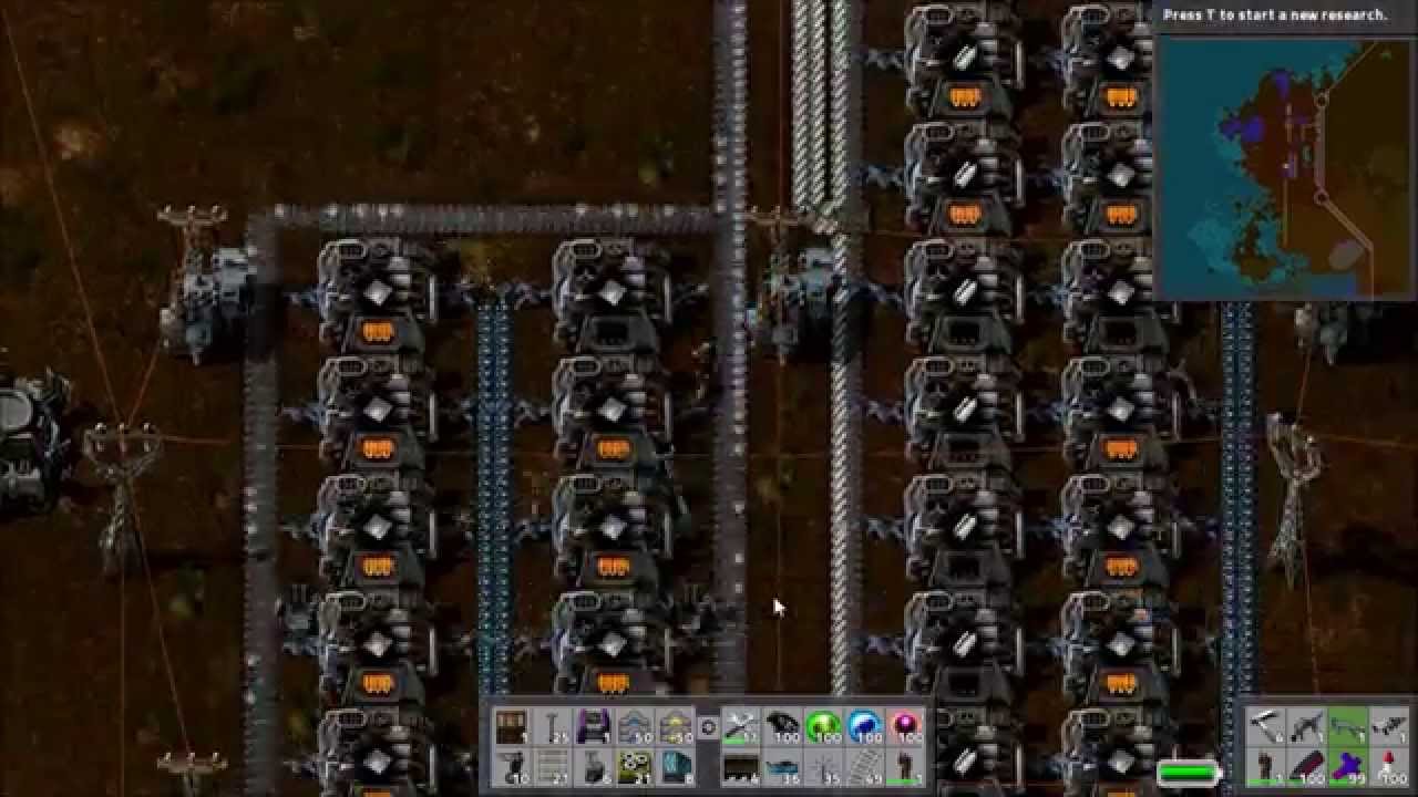 Factorio Railworld Ep#63: Building With Bots - YouTube