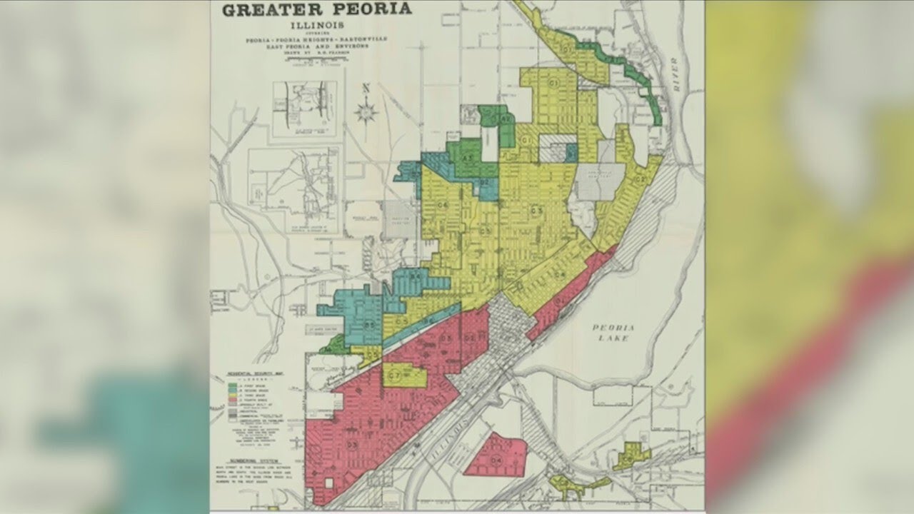How the legacy of redlining in Peoria persists to the present day - YouTube