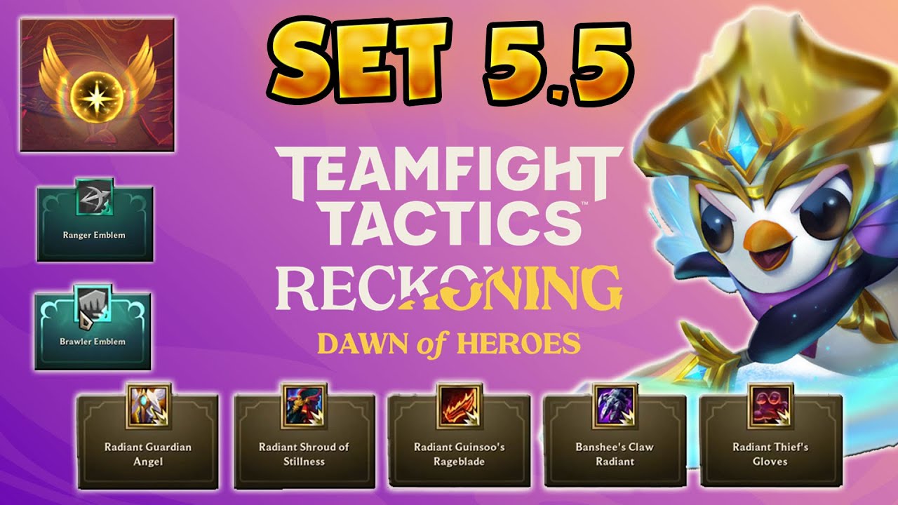 🌟NUEVOS OBJETOS RADIANTES🌟 Nueva Mecánica del SET 5.5 de TFT "El ...