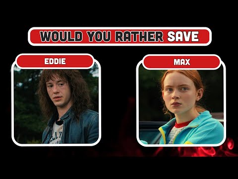 Would You Rather... Stranger Things Season 4 Edition - YouTube