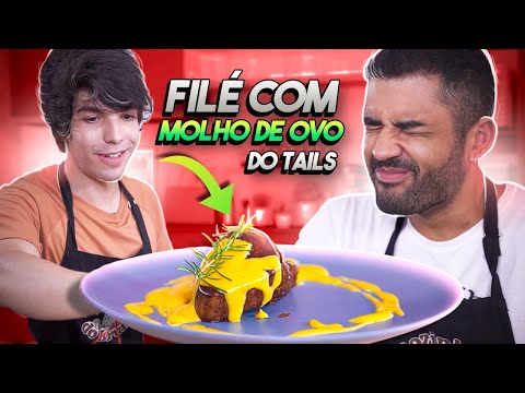 PROVEI O PRATO PREFERIDO DO TAILS - FILÉ COM MOLHO DE OVO