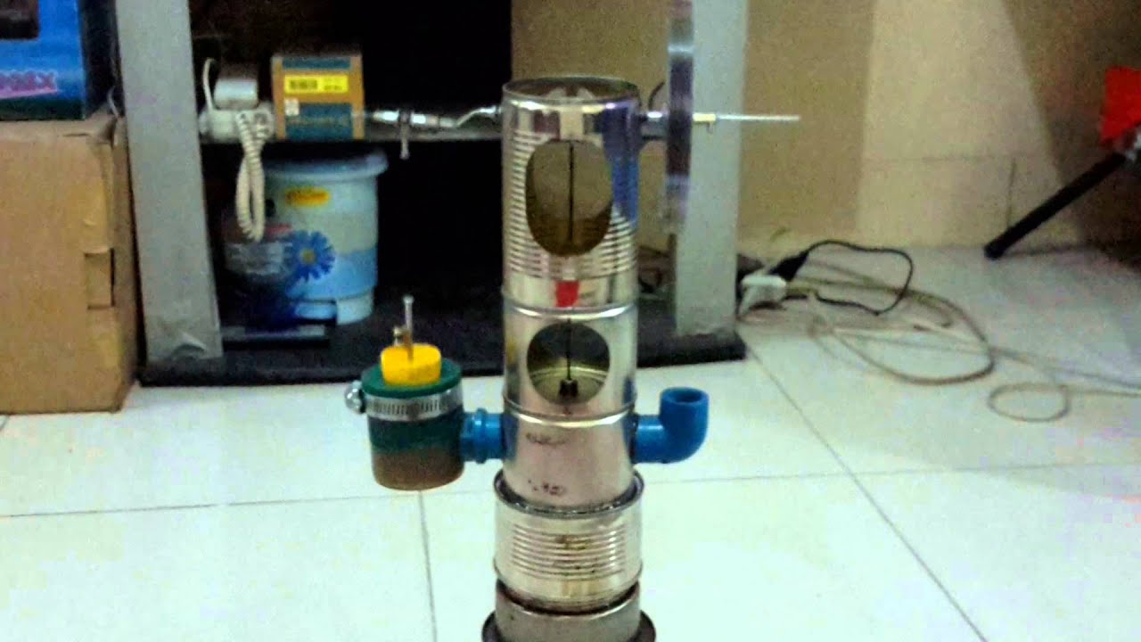 My Improved Tin Can Stirling Engine - YouTube