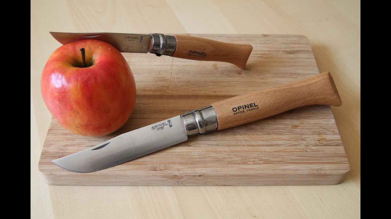 Opinel No. 9 & No. 12 Inox Review (deutsch) - YouTube