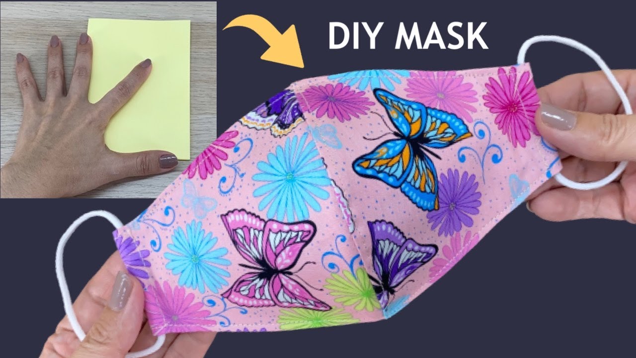 New Style! | Diy Breathable Face Mask With Filter Pocket Pattern Easily ...