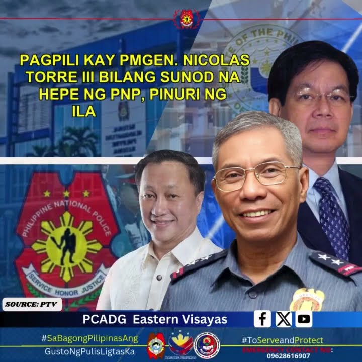 Pagpili kay PMGen. Nicolas Torre III bilang sunod na hepe ng PNP ...