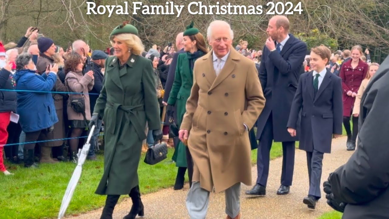 🇬🇧Royal Family Christmas at Sandringham 2024-Part 1 - YouTube