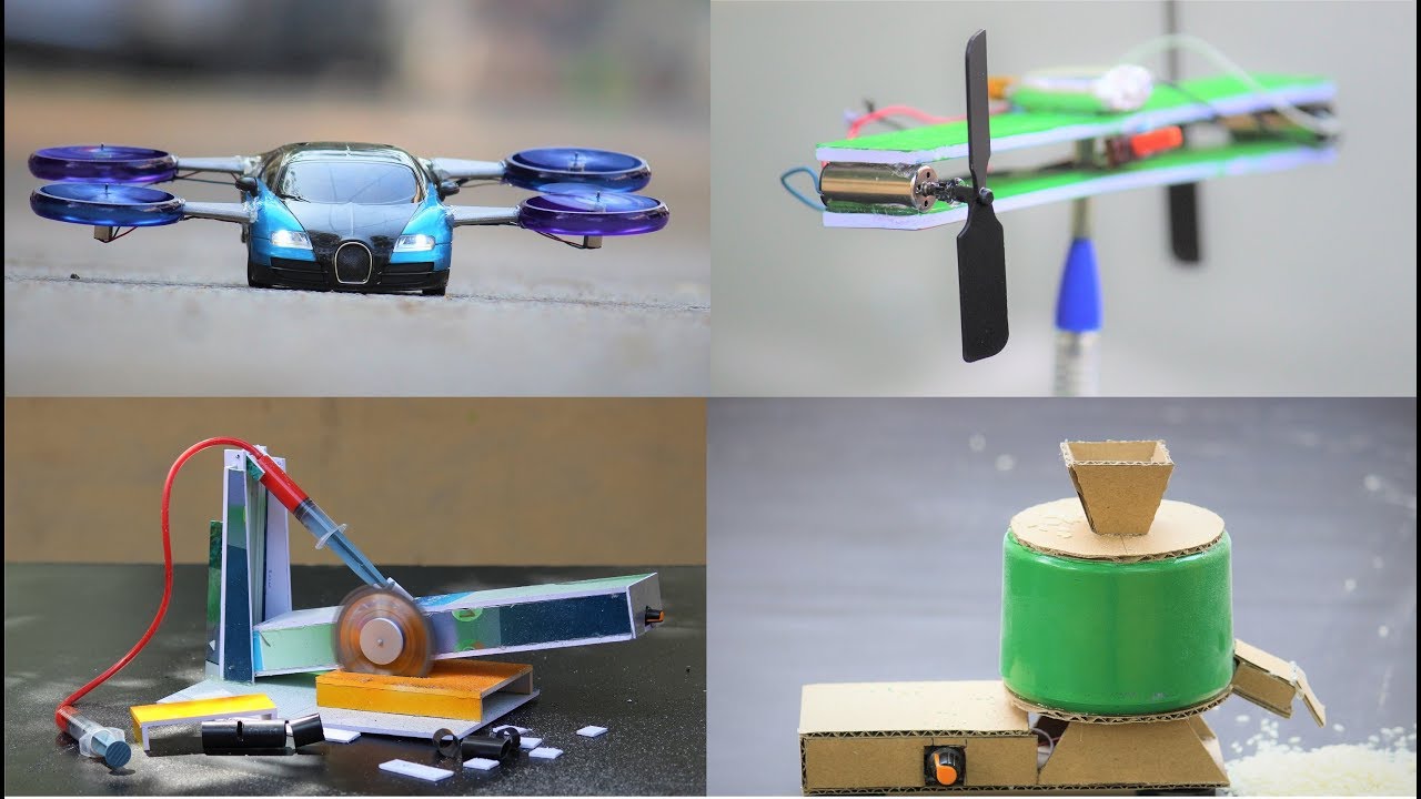 4 Amazing DIY toys - 4 AMAZING DIY INVENTIONS - YouTube
