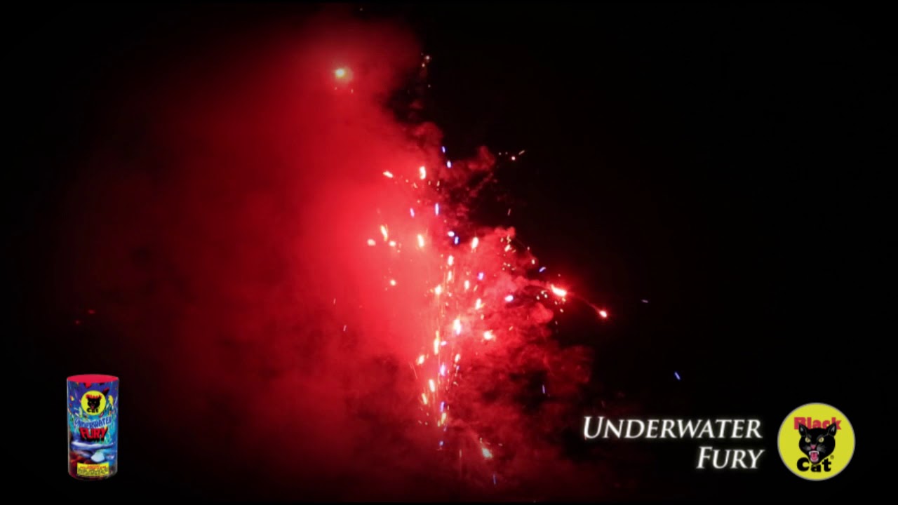 Underwater Fury - Black Cat Fireworks - YouTube